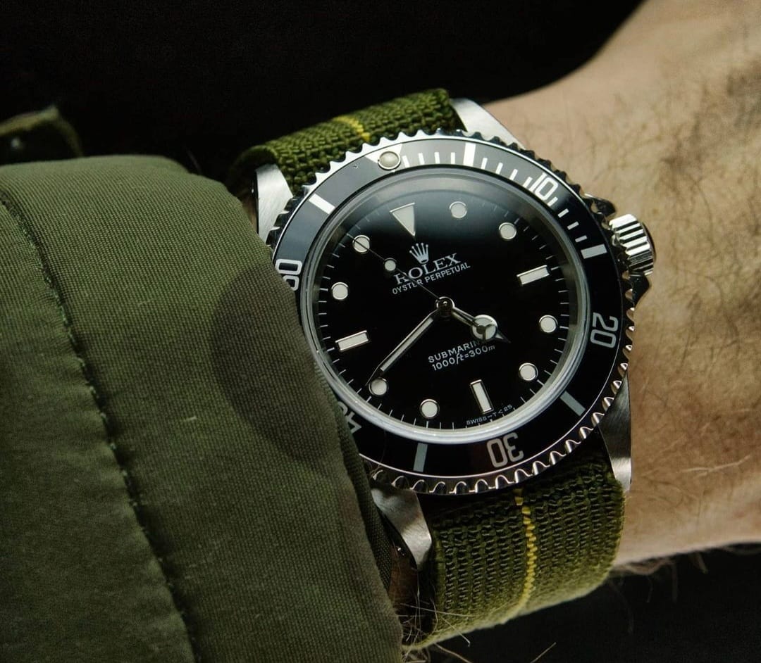 NDC® Straps The real Marine Nationale Parachute elastic watch straps ...