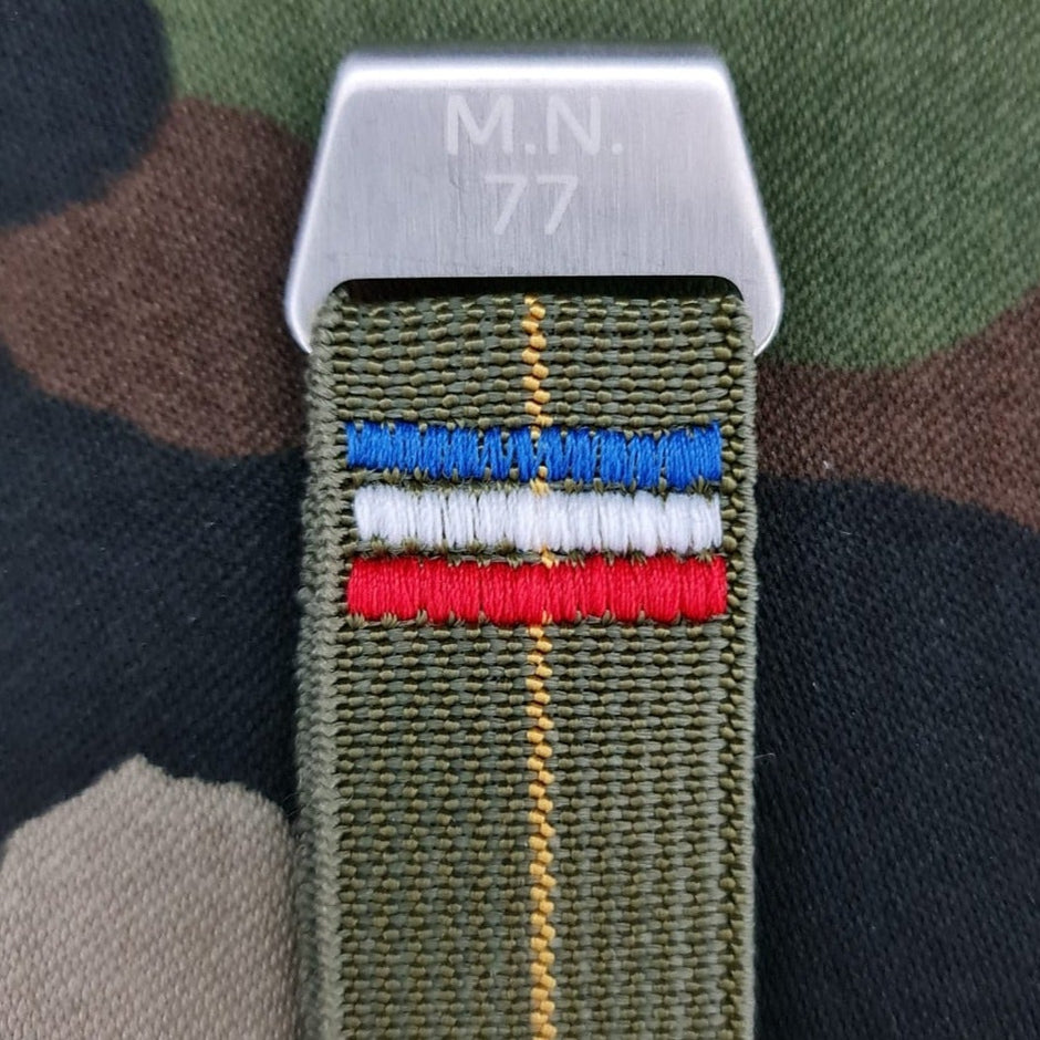 NDC® Straps The real Marine Nationale Parachute elastic watch straps ...